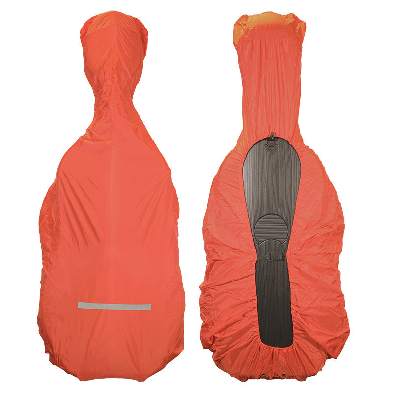 VA Cello Case Rain Cover Orange — The Sydney String Centre