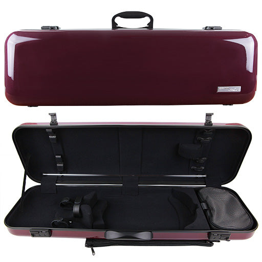 GEWA Air 2.1 Oblong Violin Case Purple Gloss — The Sydney String Centre