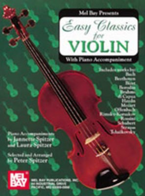 Easy Classics For Violin Vln/Pno - — The Sydney String Centre