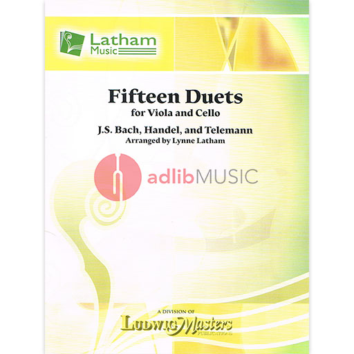 15 Duets for Viola & Cello - Viola/Cello Duet arranged by Latham 70132 ...