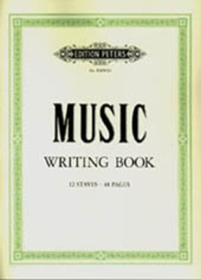 Peters Music Writing Book - 12 Stave 48 Page - Peters PMWB1 — The ...