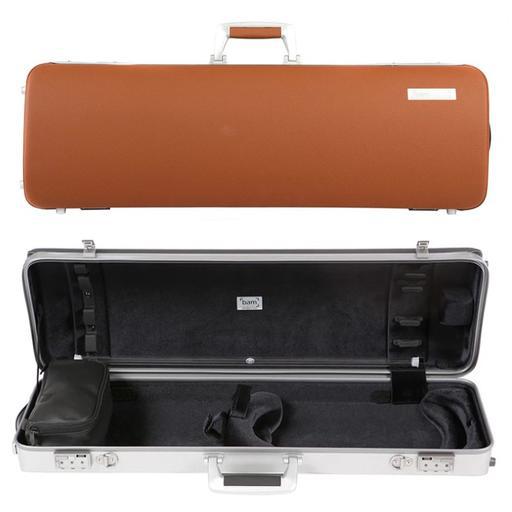 BAM L'Etoile Hightech Oblong Violin Case Cognac — The Sydney String Centre
