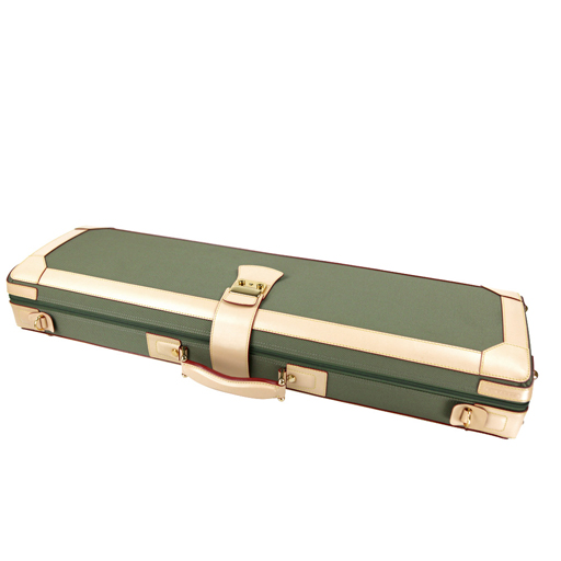 GL Cases K37(VA) Leather Viola Case Green/Beige — The Sydney String Centre