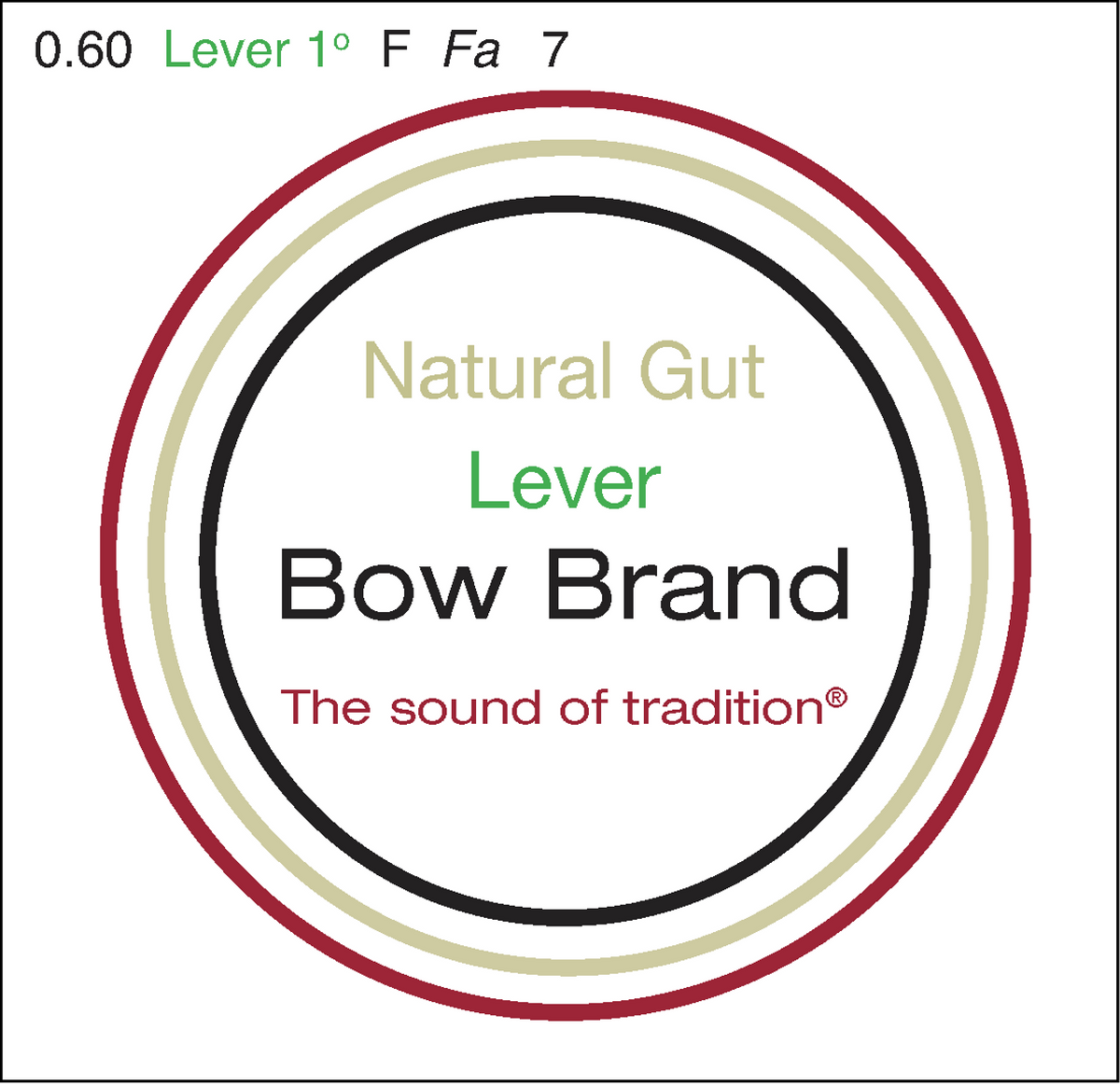 Bow Brand Natural Gut - Lever Harp String, Octave 1 F — The Sydney ...