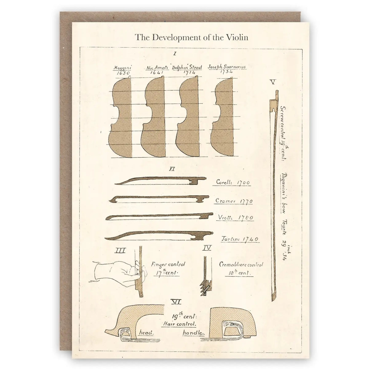 Greeting Card The Development of the Violin — The Sydney String Centre