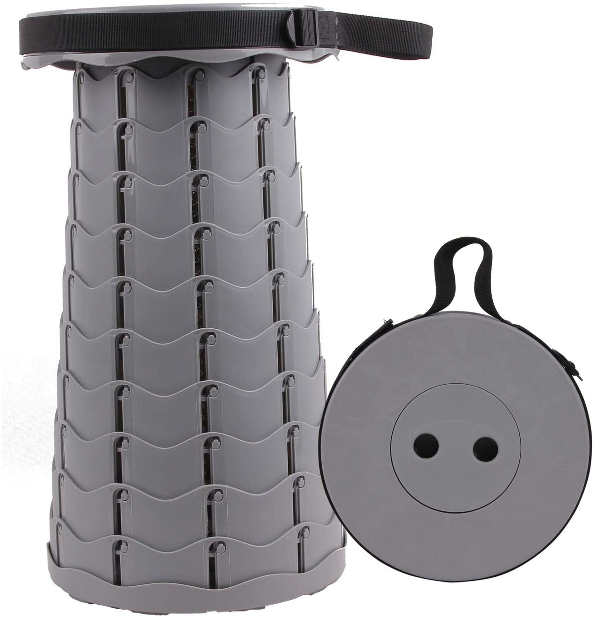 Cello Stool - Kreisler Round Plastic Adjustable 6.5-44.5cm, Grey — The ...