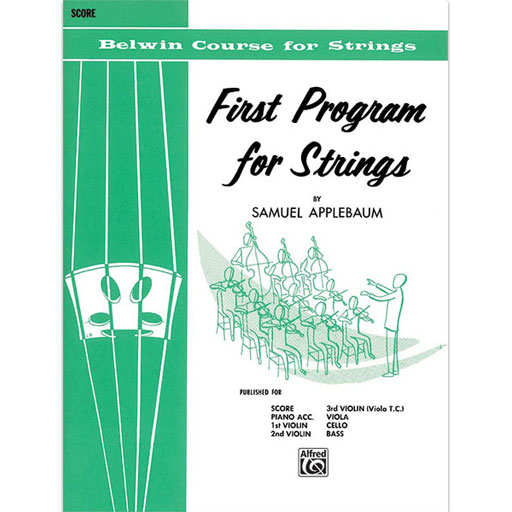 First Program for Strings - Score arranged by Applebaum EL01994 — The ...