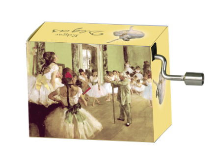 Fridolin Music Box Plays Spring by Vivaldi Image The Ballet Class by E ...