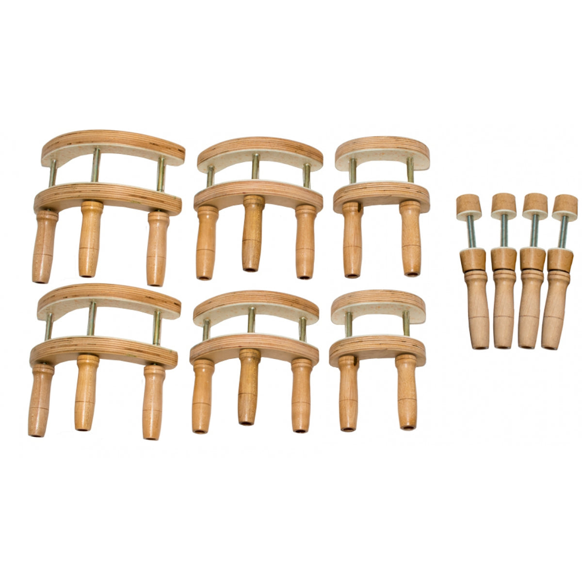 Gluing Clamps - Petz Violin/viola Set, 10 Parts — The Sydney String Centre