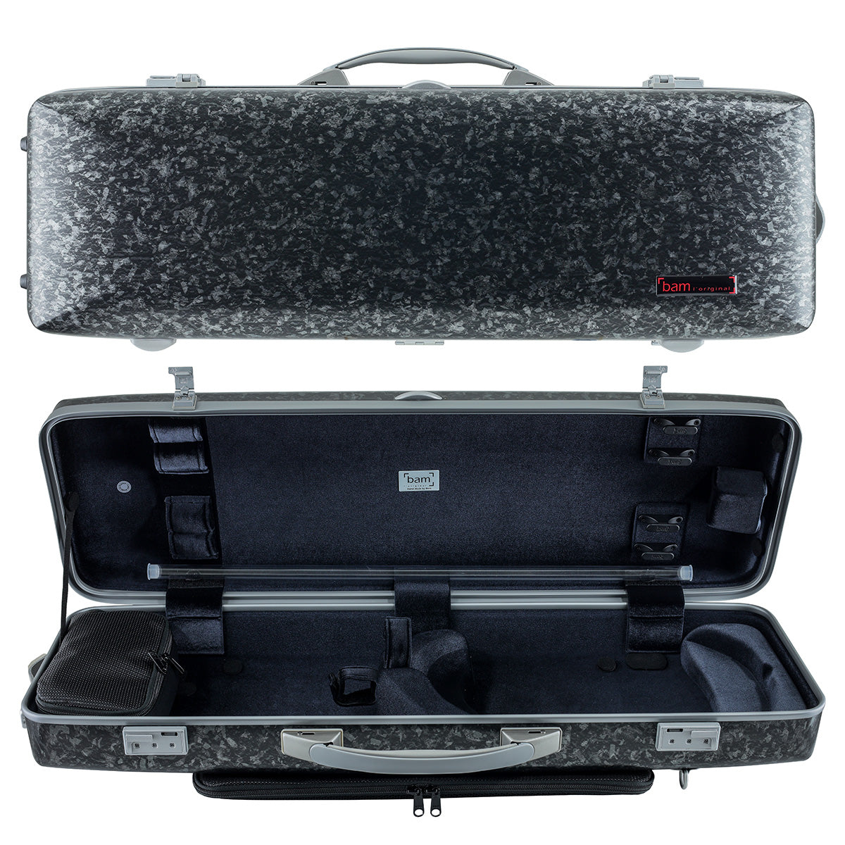 Violin Case - Bam Rocks Hightech Oblong Violin Case with Back Pocket ...