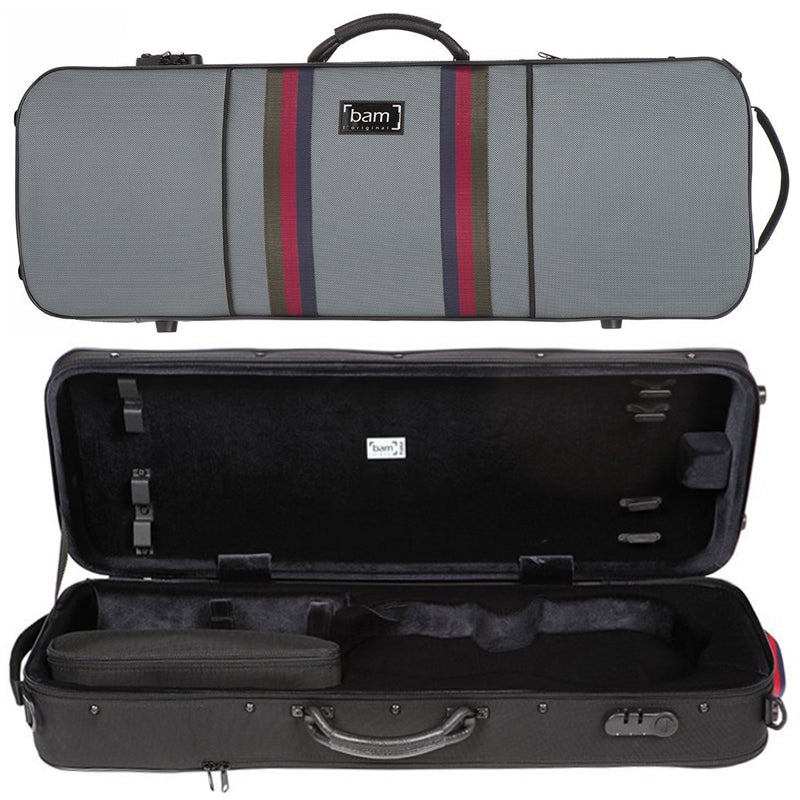 Viola Case - Bam St Germain Stylus Oblong 16"" Grey — The Sydney String ...