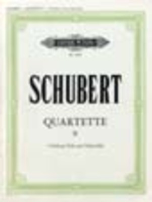 Schubert - String Quartets Bk 2 - String Quartet Score/Parts - Peters ...
