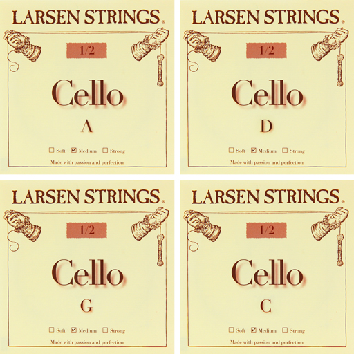 Larsen Cello String Set 1/2 Size — The Sydney String Centre