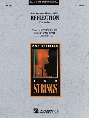Reflection (from Mulan) - Blake Neely Hal Leonard Score/Parts — The ...