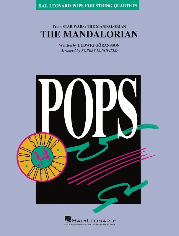 The Mandalorian - String Quartet Grade 3-4 Score/Parts Hal Leonard 449 ...