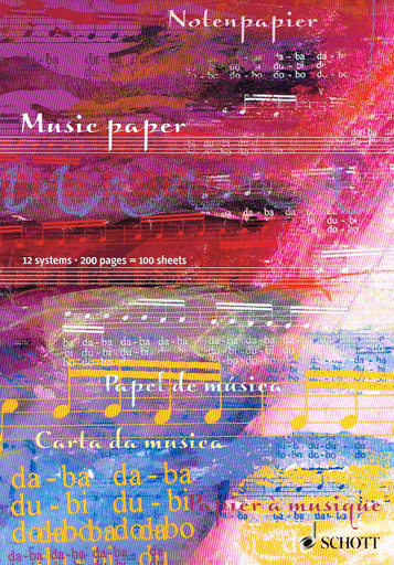 Manuscript Paper Pad - 100 Pages SKK46 — The Sydney String Centre