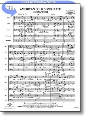 American Folk Song Suite - Traditional - Jack Jarrett FJH Music Compan ...