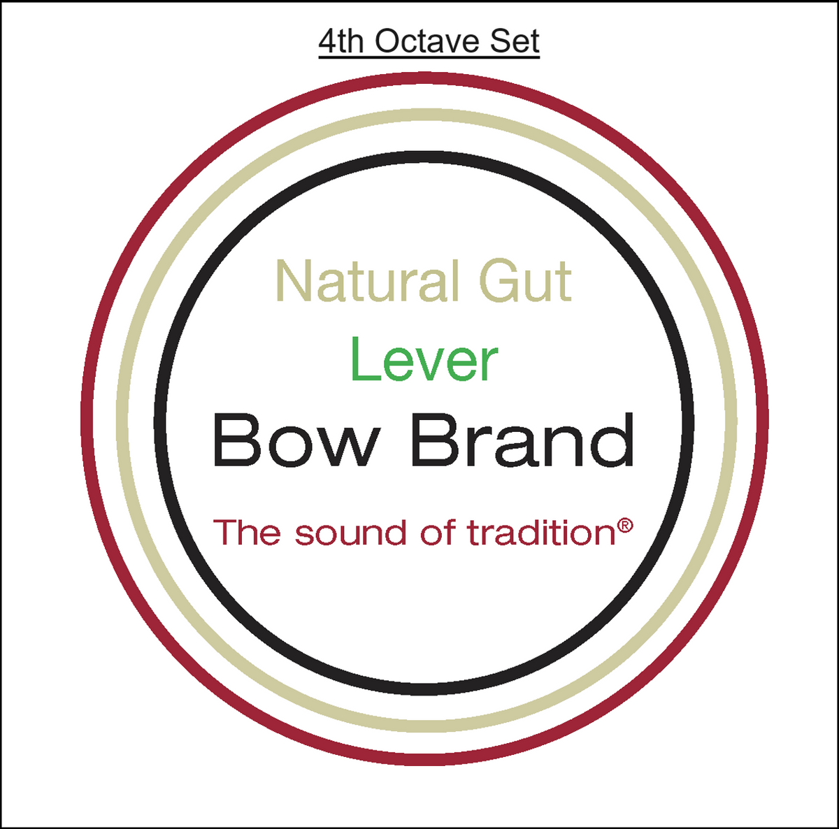 Bow Brand Natural Gut - Lever Harp String, Octave 4 SET — The Sydney ...