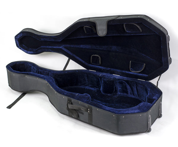 Double Bass Case - TG Lightweight Foam Black 1/2 — The Sydney String Centre