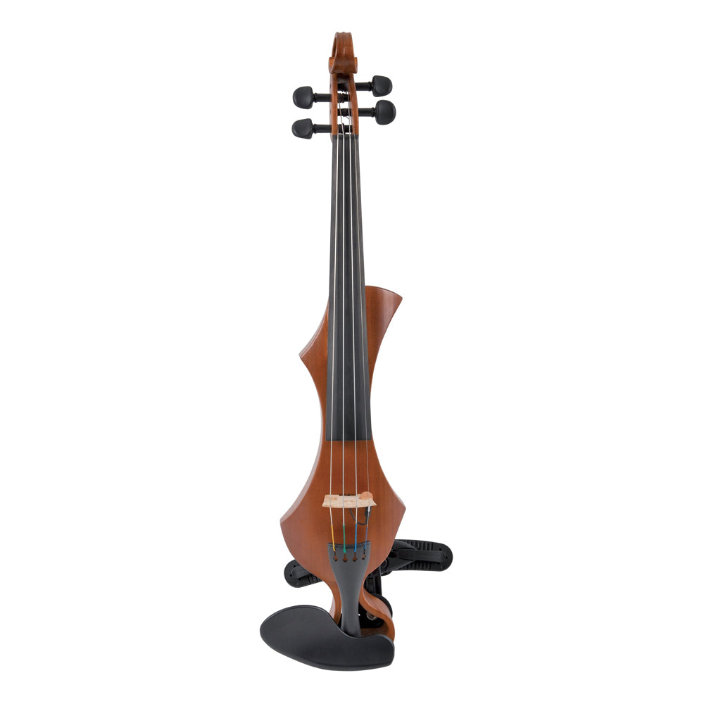 GEWA Novita 3.0 Electric Violin 4-String Gold-Brown with Wittner Shoul ...