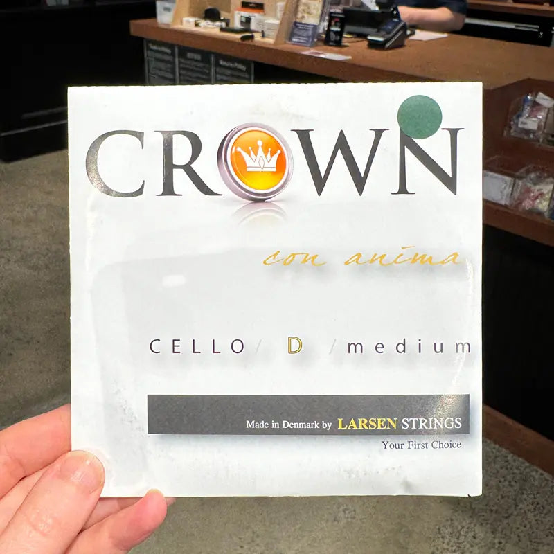 Crown by Larsen Cello, D (Med), 4/4 DISCONTINUED — The Sydney String Centre