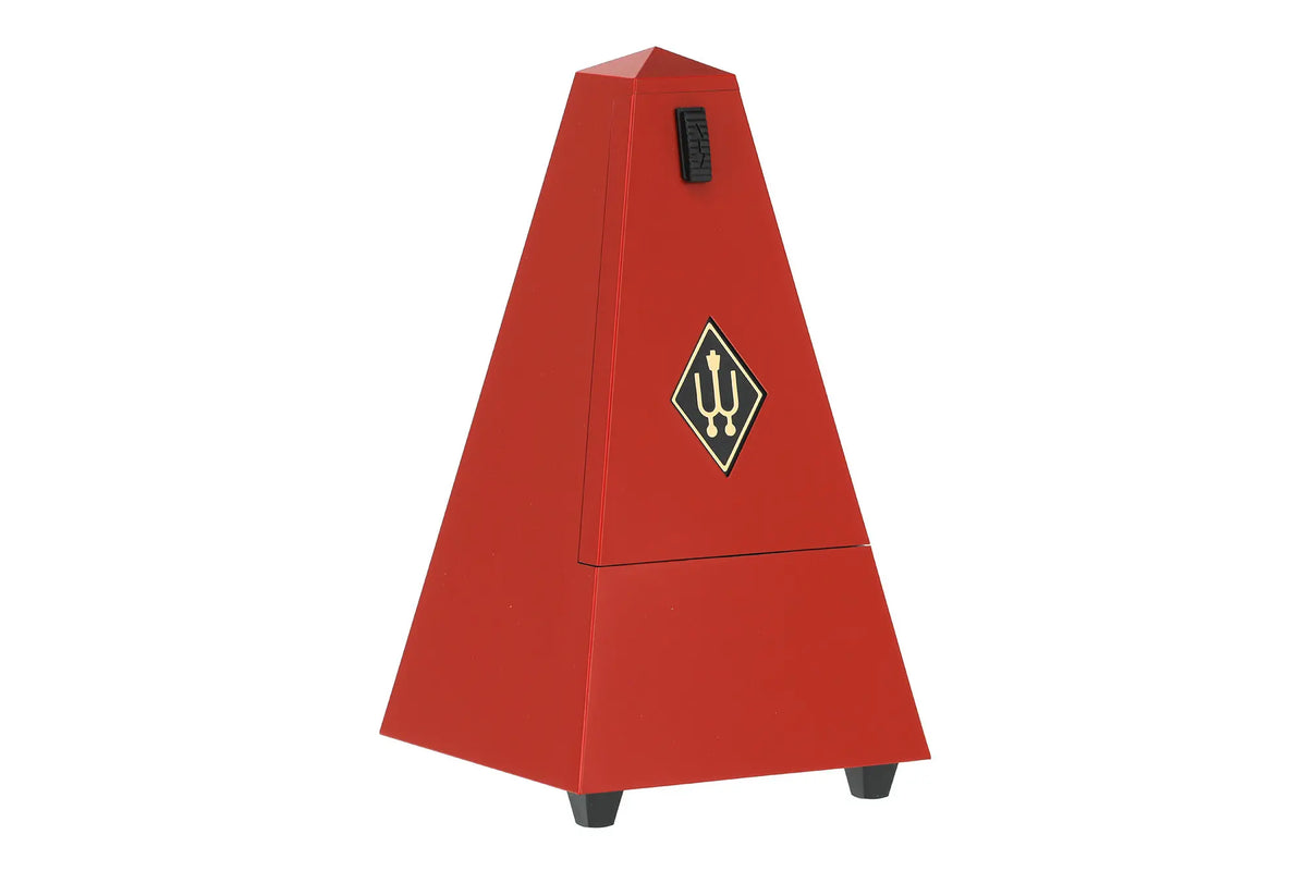 Wittner Pyramid Plastic Metronome Dark Red — The Sydney String Centre