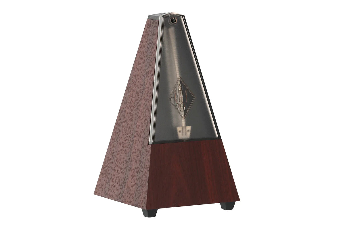 Wittner Pyramid Plastic Window Metronome with Bell Mahogany — The ...