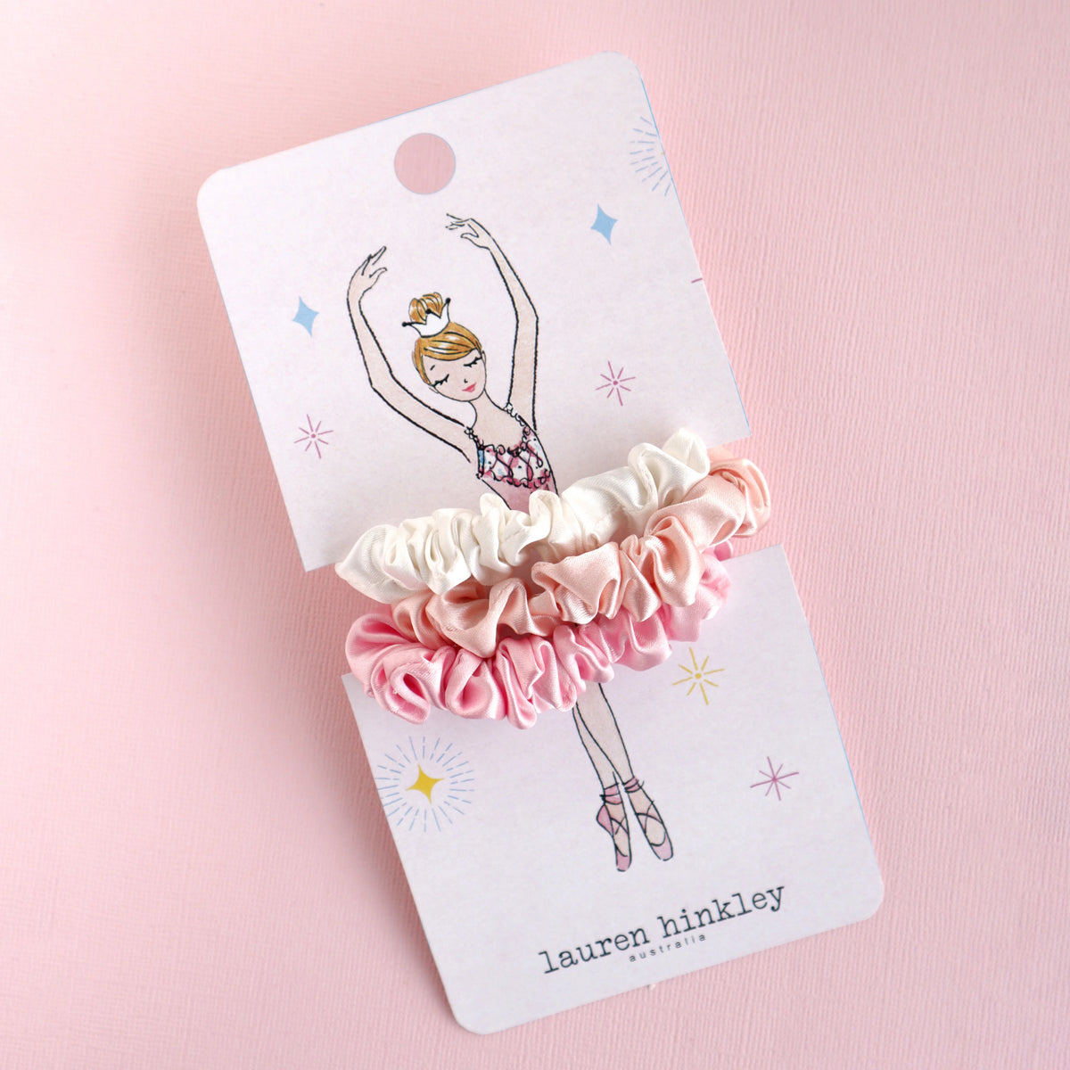 Ballet Ava Ballerina Scrunchie Set — The Sydney String Centre