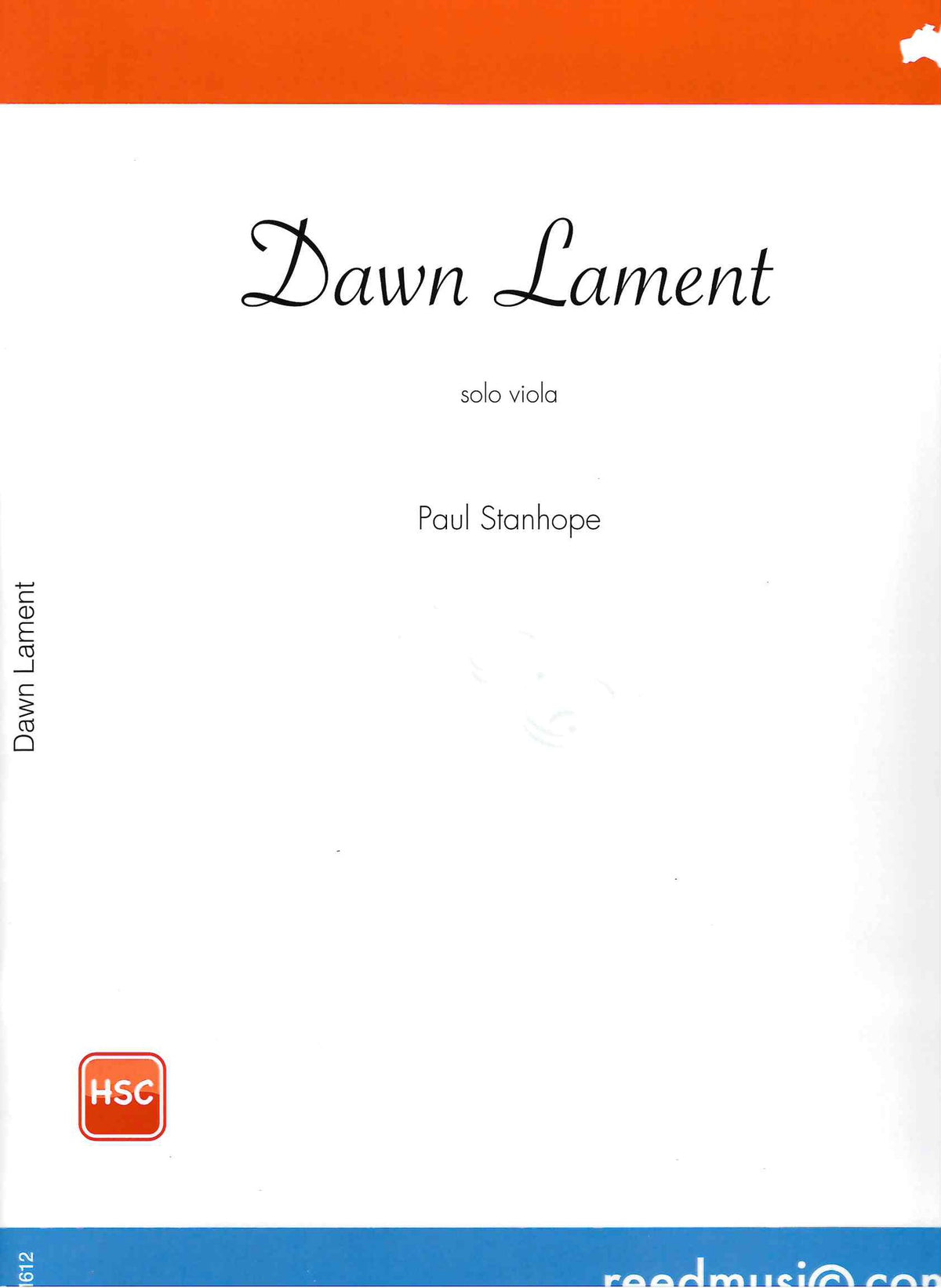 Stanhope - Dawn Lament - Viola Solo Reed Music RM612 — The Sydney String Centre