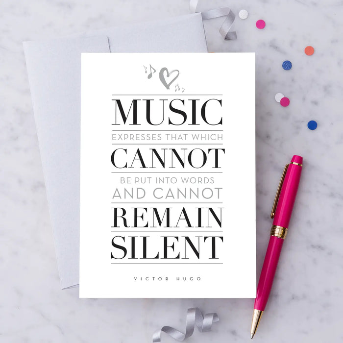 Greeting Card "Music Expresses" — The Sydney String Centre