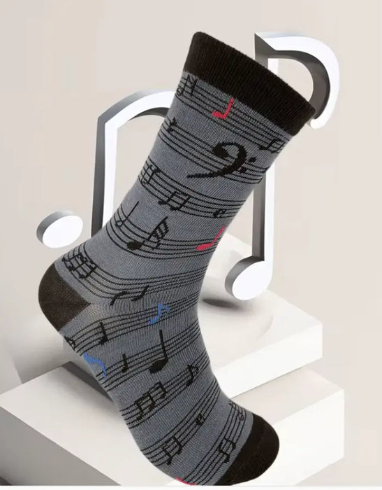Mens Socks Dark Grey with Black Manuscript Size 43-46 — The Sydney ...