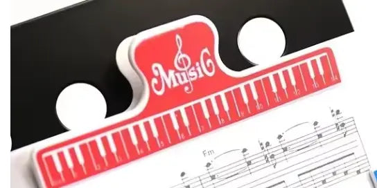 Paper Clip Large Red with a Keyboard — The Sydney String Centre