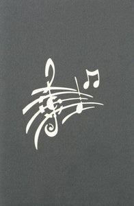 Pop-Up Greeting Card "The Music Band" — The Sydney String Centre