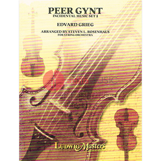 PEER GYNT SUTE NO 1 ARR ROSENHAUS FOR S/ORCH - GRIEG - STRING ORCHESTR ...