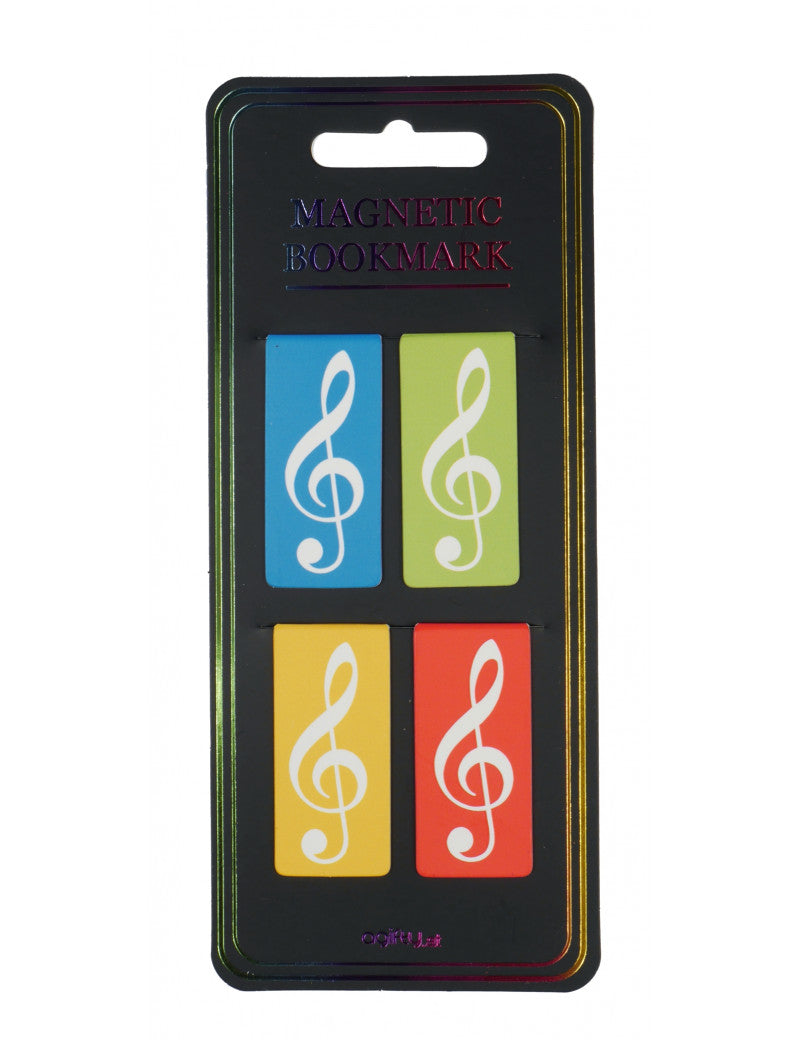 Magnetic Colourful Treble Clef Bookmarks — The Sydney String Centre