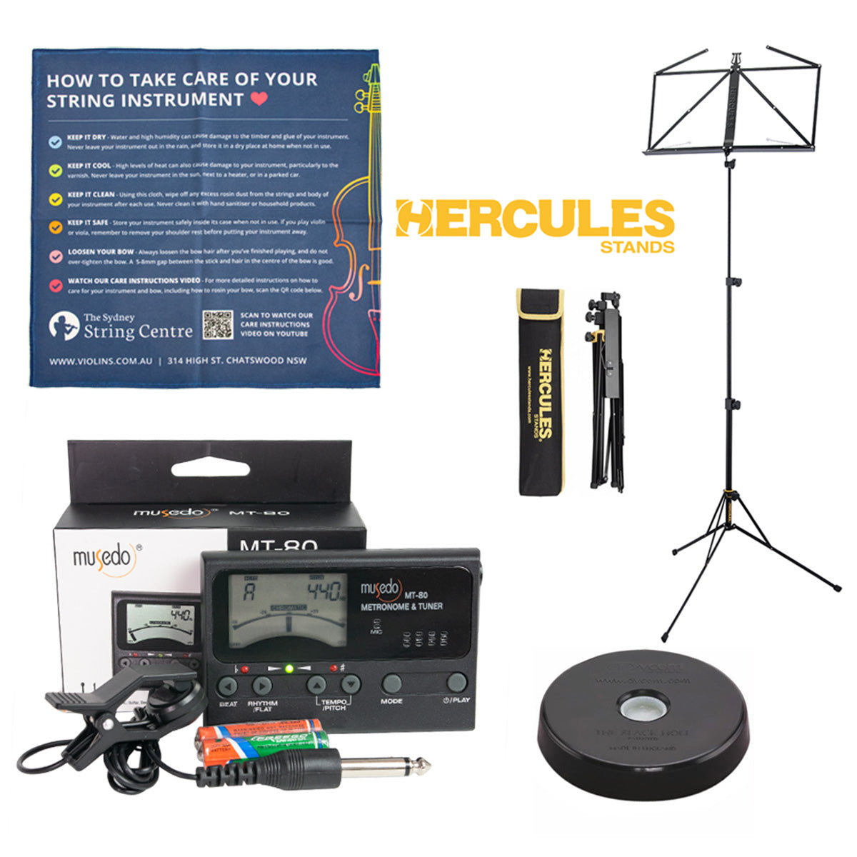 Cello Accessory 'Mini Starter' Pack — The Sydney String Centre