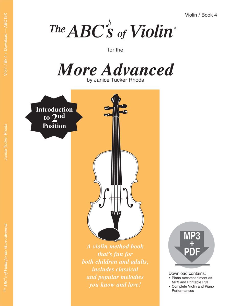 The ABC's of Violin for the More Advanced Book 4 - Violin/MP3 & PDF Do — The Sydney String Centre
