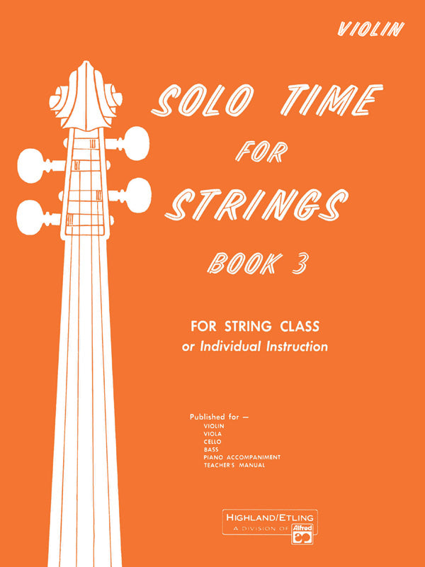 Solo Time for Strings Book 3 Violin — The Sydney String Centre