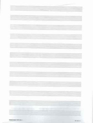 Manuscript Paper 25 Pack No 5 12 Stave - — The Sydney String Centre