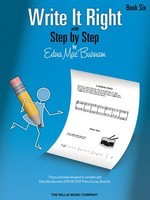 Write It Right - Book 6 - with Edna Mae Burnam's Step by Step - Edna M — The Sydney String Centre