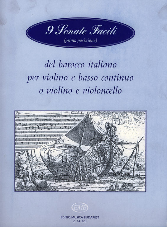 9 Easy Sonatas of the Italian Baroque - Violin/Basso Continuo EMB Z143 ...