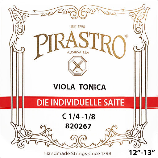 Pirastro Tonica Viola String Set 12"-13” (1/4-1/8) — The Sydney String ...