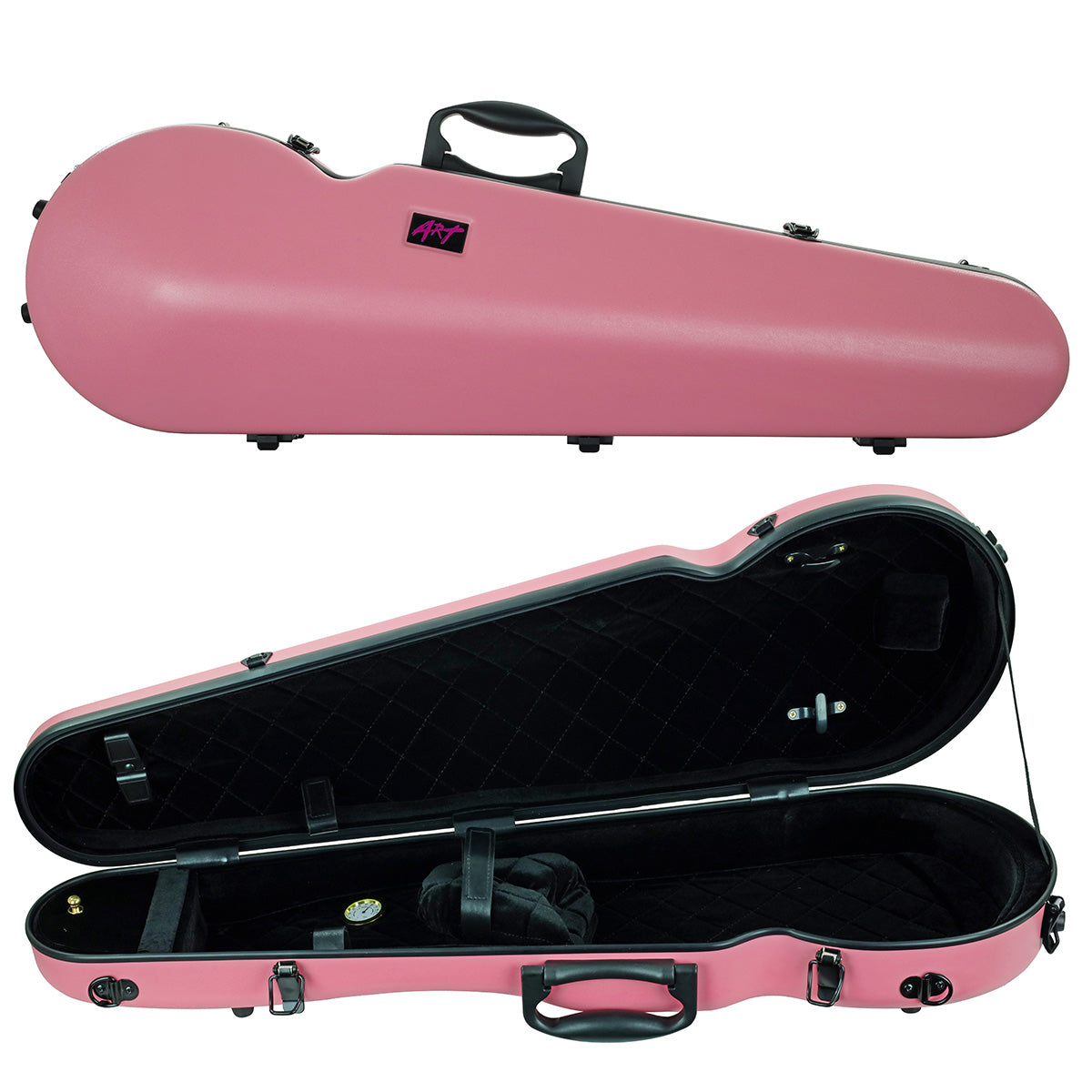 ART Shaped Violin Case 1/2-1/4 Fairy Floss — The Sydney String Centre