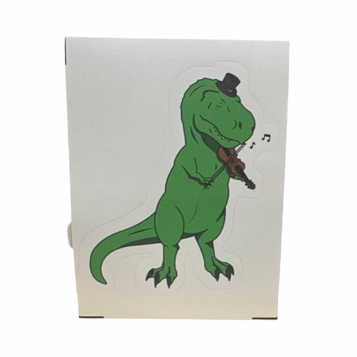 Sticker Dinosaur Playing the Violin — The Sydney String Centre
