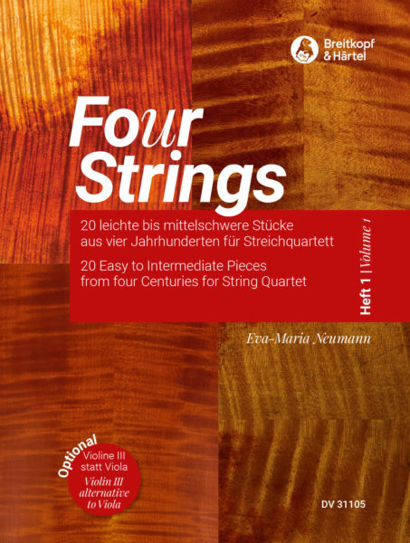 Four Strings Volume 1 - String Quartet/Optional Violin 3 arranged by N ...