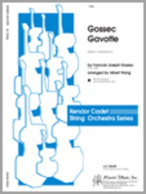 Gossec Gavotte - Gossec/ Wang - Kendor Music Score/Parts — The Sydney ...