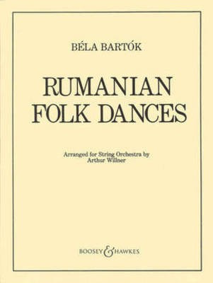 Rumanian Folk Dances - Full Score - Bela Bartok - Arthur Willner Boose ...
