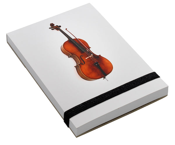 Notepad White with Cello — The Sydney String Centre