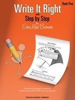 Write It Right - Book 5 - with Edna Mae Burnam's Step by Step - Edna M — The Sydney String Centre