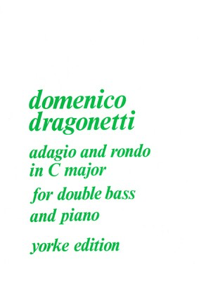 Adagio and Rondo in C - Domenico Dragonetti - Double Bass Yorke Editio ...